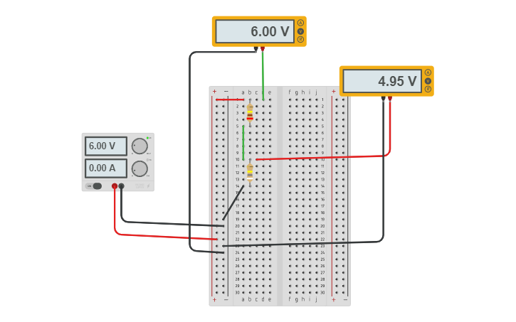 Circuit Design Simulation 2 Construct Simple Circuit Tinkercad