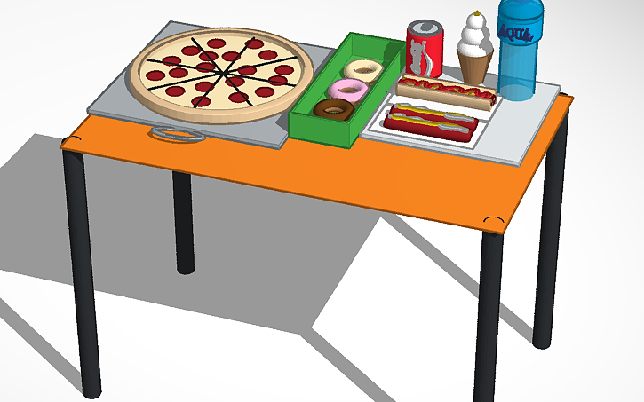 3D design Food - Tinkercad