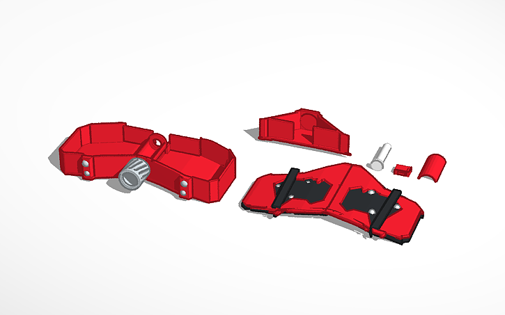 3D design PS4 Web Shooter - Tinkercad