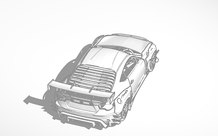 3D design Subaru BRZ Felon Kustomz - Tinkercad