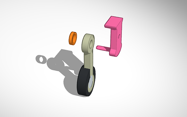 3d Design Landing Gear Put Together Tinkercad