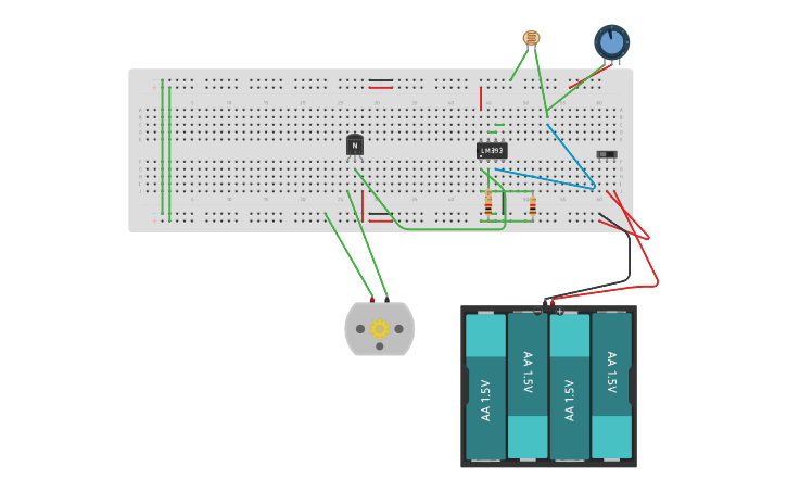 Circuit design Electronics Coursework 2N3904 - Tinkercad