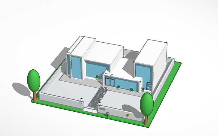 3D design Modern Luxury Home | Tinkercad