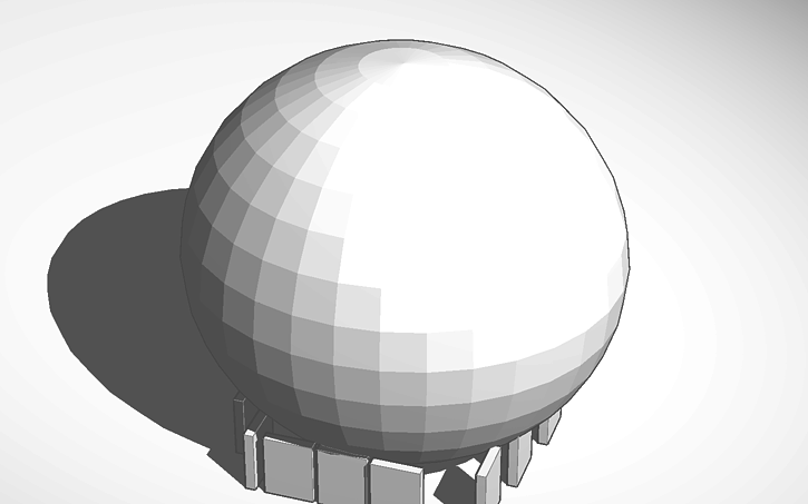 3D design Epcot Ball - Tinkercad