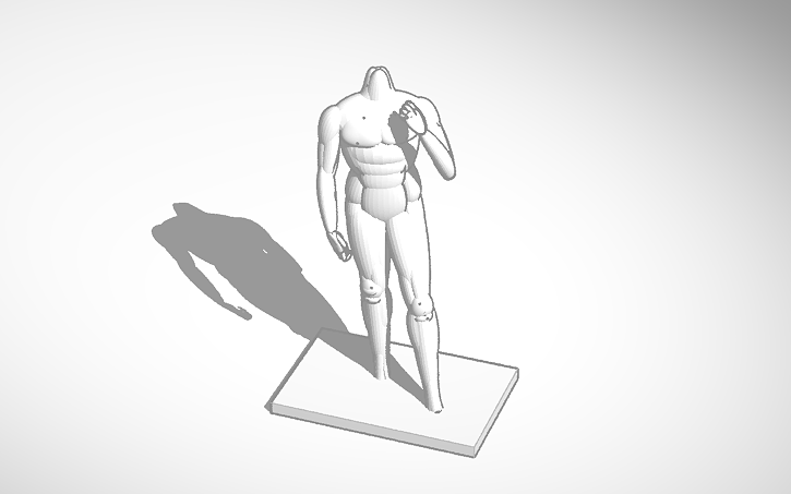 3D design Italian Statue 3D Study | Tinkercad