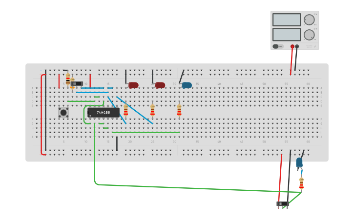 Circuit Design Clear Reset Circuit Tinkercad
