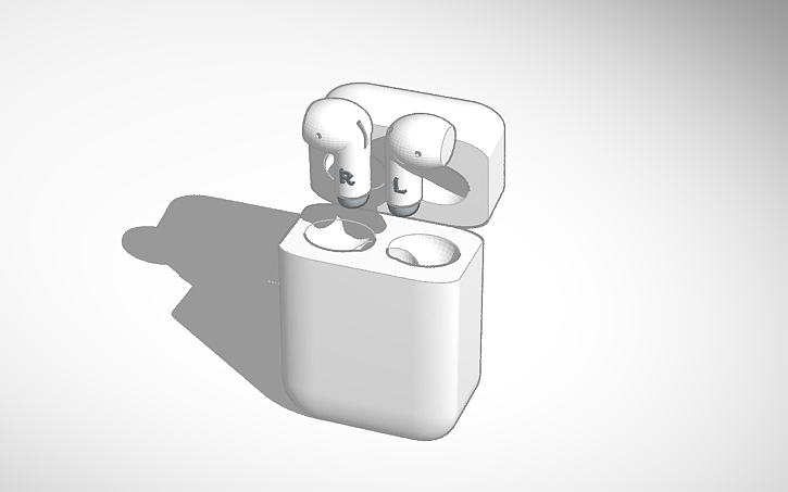 3D design Airpod Case - Tinkercad
