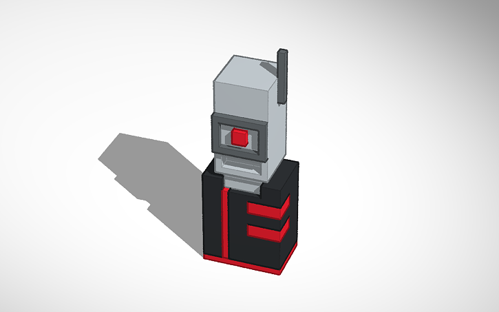 3D design CDITDZ warfare command bot - Tinkercad