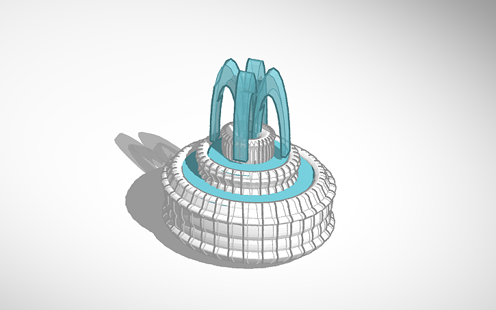 3D design Water Fountain - Tinkercad