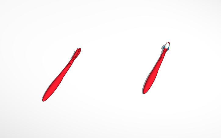 3D design Prototype Redesign of toothbrush | Tinkercad