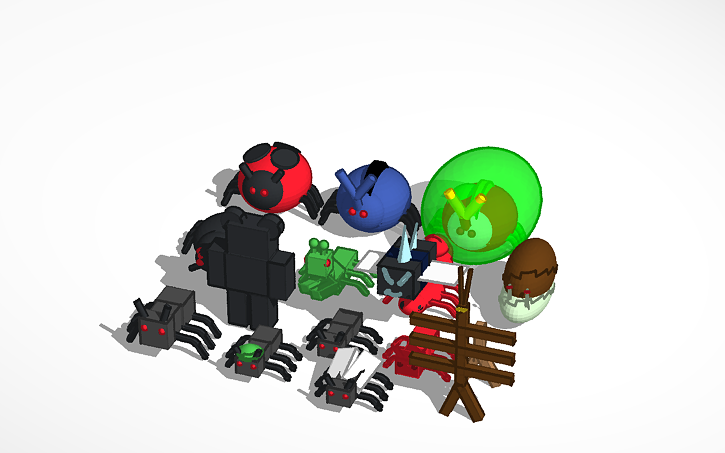 3D design bee swarm simulator enemies - Tinkercad