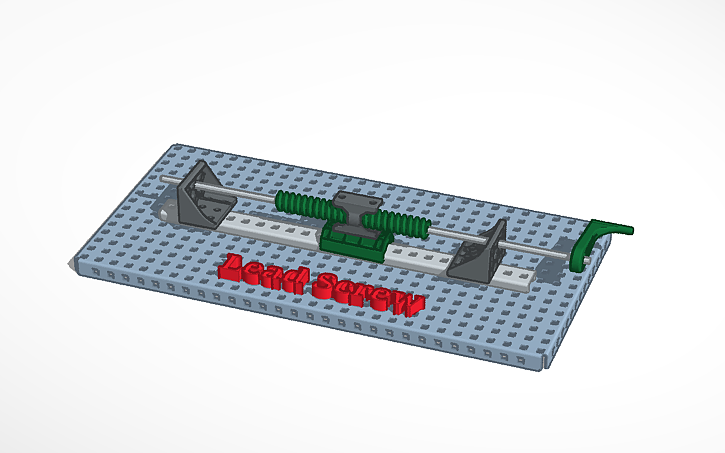 3D design Lead Screw - Tinkercad