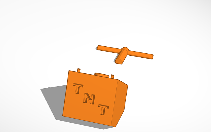 3D design TNT | Tinkercad