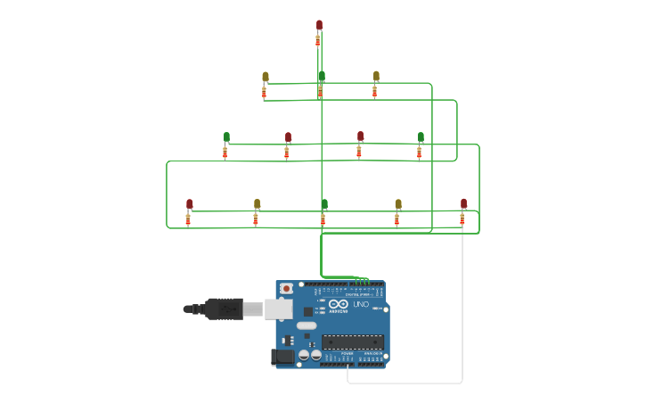 Circuit design Arvore de Natal IFMG_ BETIM - Tinkercad