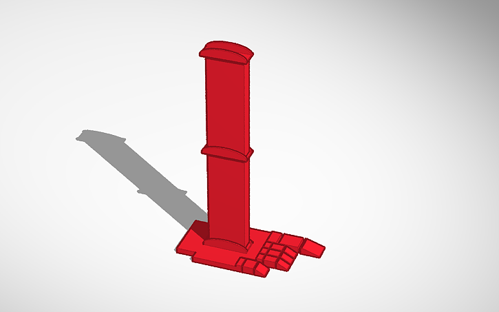 3D design Sim lab leg - Tinkercad