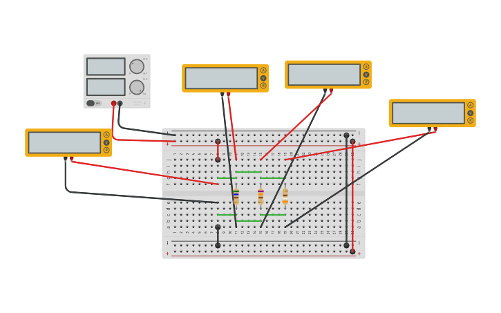 Circuit design Circuito Paralelo - Tinkercad