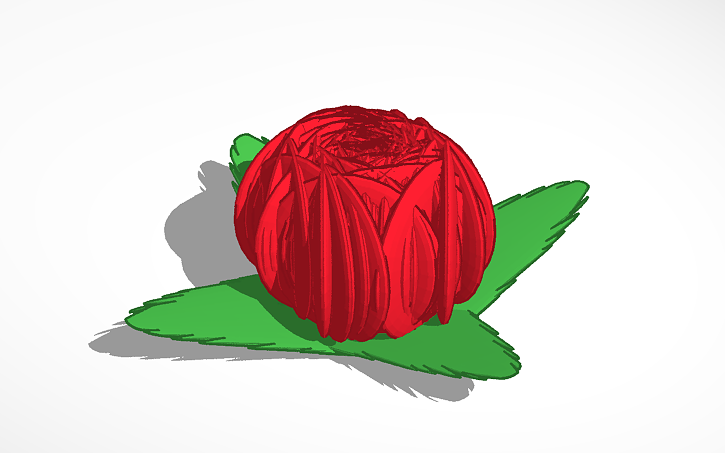 3D design Rose - Tinkercad