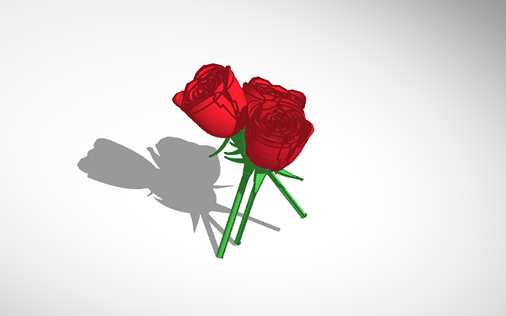 3D design Rose - Tinkercad