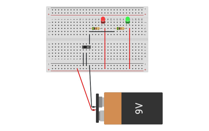 Circuit design led and switch 2 | Tinkercad Circuit design led and switch 2 | Tinkercad