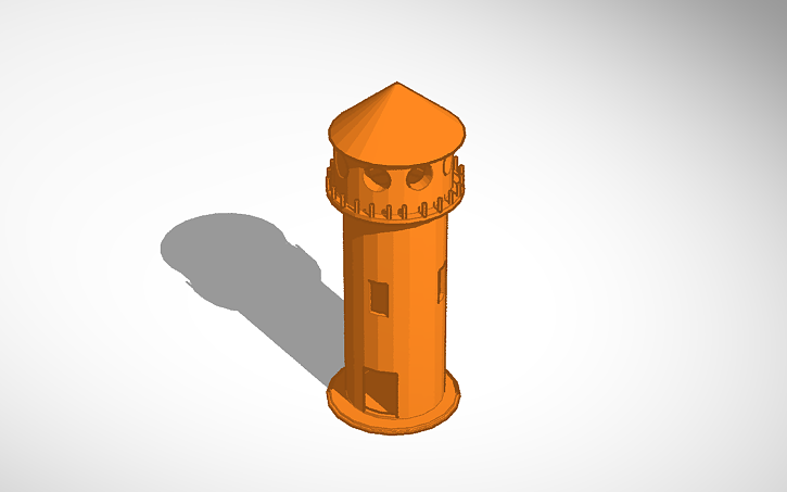 3D design Lighthouse - Tinkercad