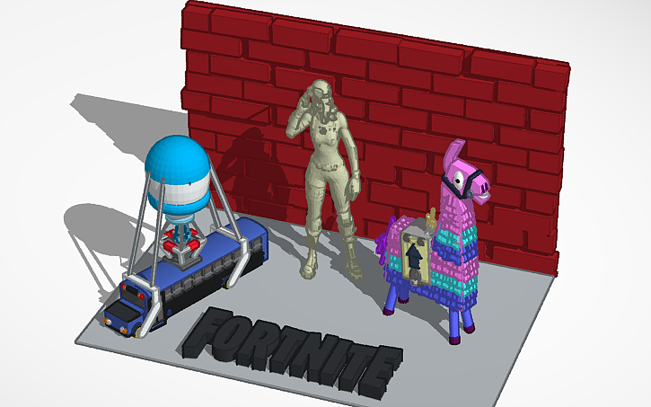 3D design Fortnite 3D Design - Tinkercad
