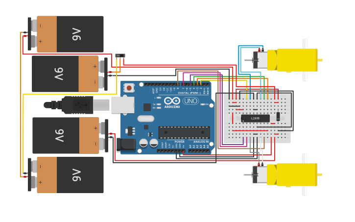 Circuit design Arduino_con_Microcontrolador_L293D - Tinkercad