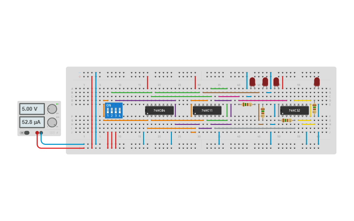 Circuit design M1_214300X_Lab 11 | Tinkercad