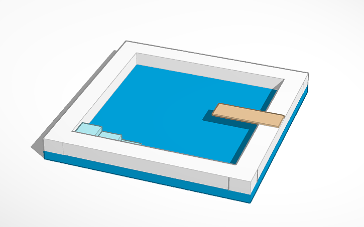 3D design Swimming Pool - Tinkercad