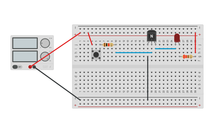 Circuit design Ejercicio 1 - Tinkercad