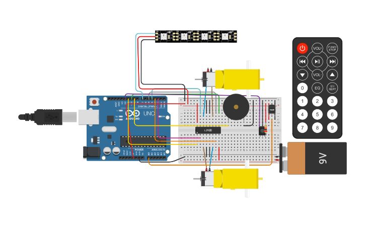 Circuit design Desafio Final-Semana 5 | Tinkercad