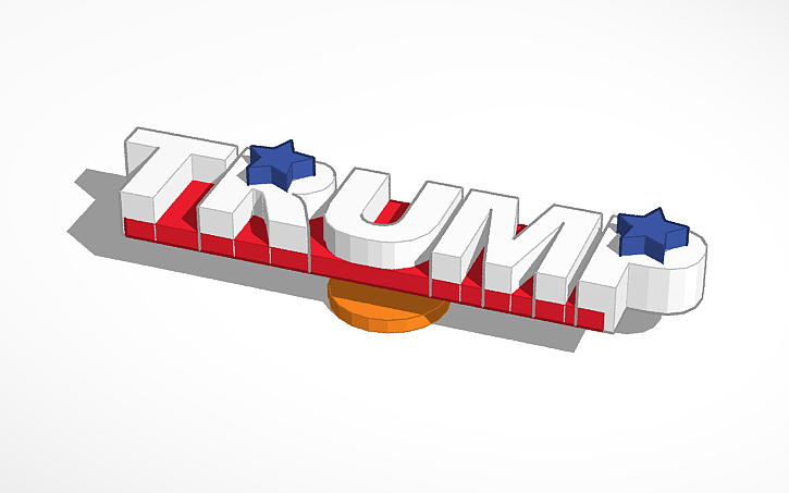 3D design Trump Croc | Tinkercad