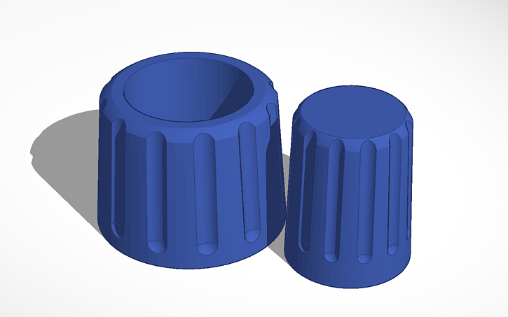 3D design Rotary-Concentric-Knobs - Tinkercad