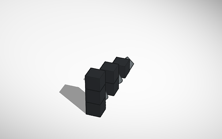 3D design Geometry dash Level - Tinkercad