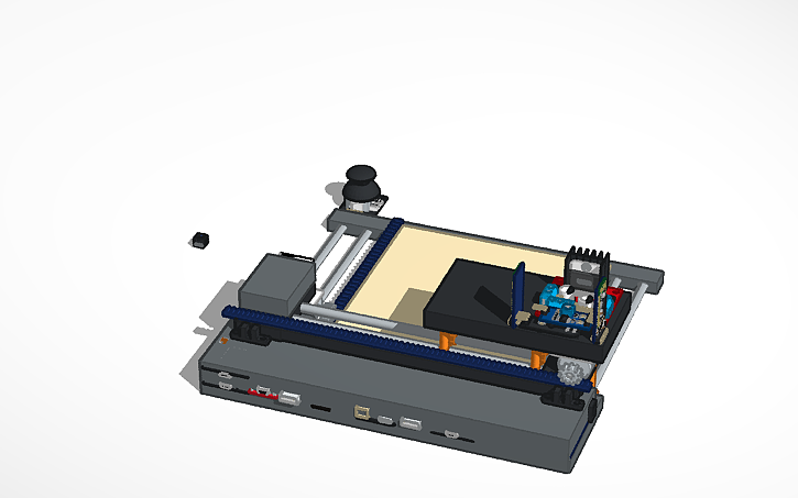 3D design CNC Machine - Tinkercad