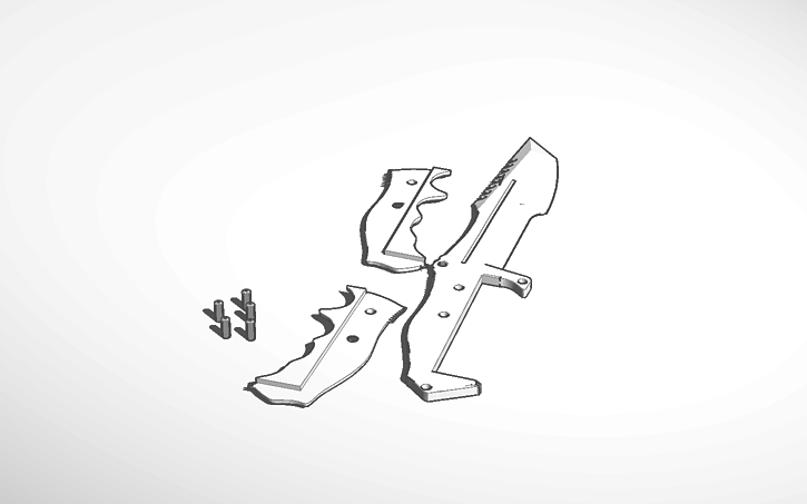 3D design CS:GO - huntsman knife | Tinkercad