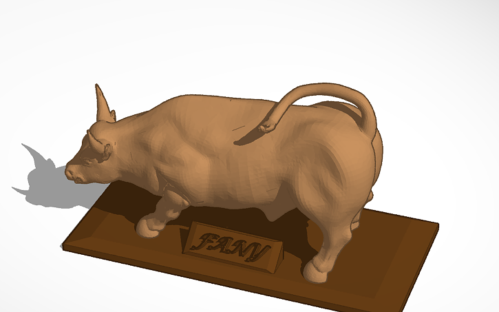 3D design toro - Tinkercad