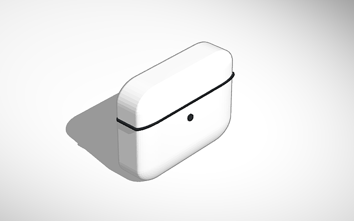 3D design Airpods pro max case - Tinkercad