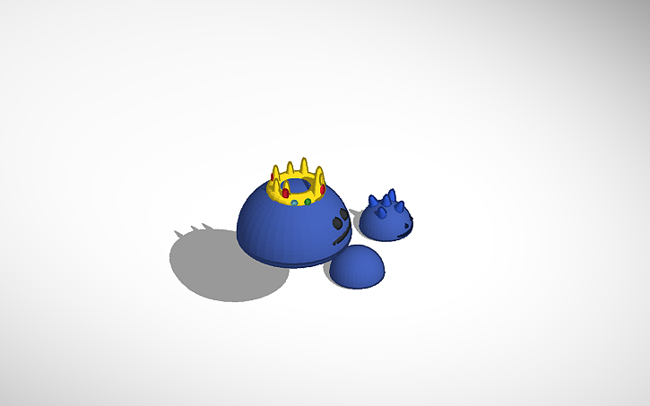 3D design King Slime - Tinkercad
