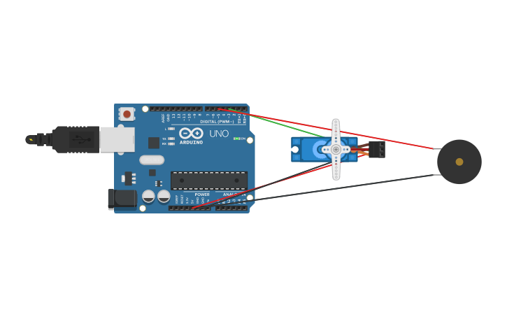 Circuit design Alarm clock - Tinkercad