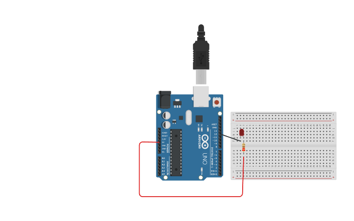 Circuit Design 1 1 1 Led 2초 점멸 Tinkercad