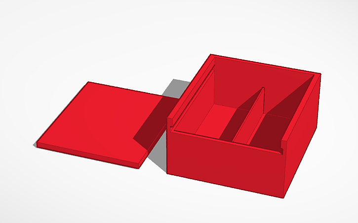 3d Design Box With Lid Tinkercad