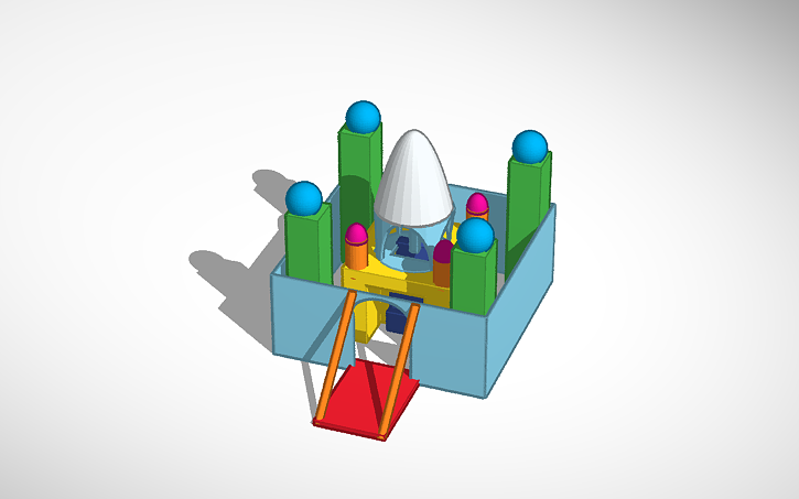 3D design Matt's Disney Castle #Tinkercad-3D-Diary | Tinkercad
