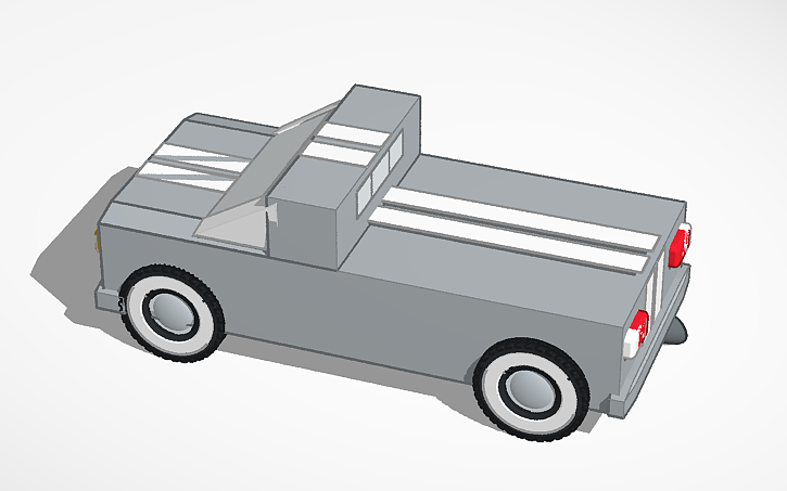 3D design Truck-Pickup truck - Tinkercad