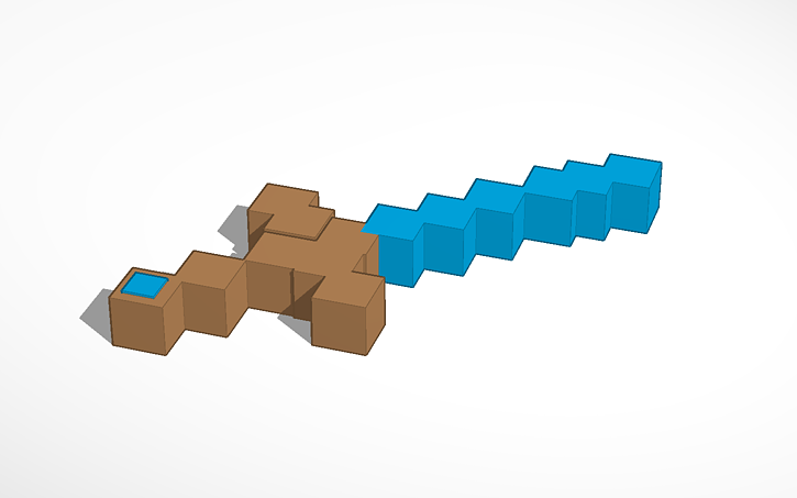3D design diamond sword | Tinkercad