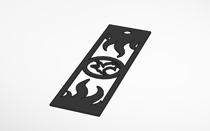 3D design Alia's bookmark 2 - Tinkercad 3D design Alia's bookmark 2 - Tinkercad