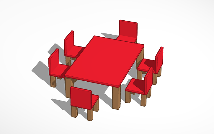 3D design Stil and stul - Tinkercad
