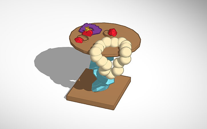 3D design jewelery table | Tinkercad