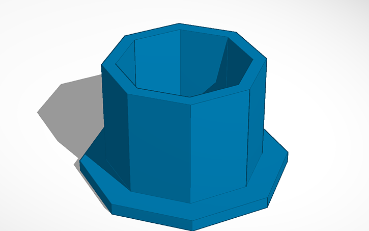 3D design ottagono-octagon bass-reflex - Tinkercad