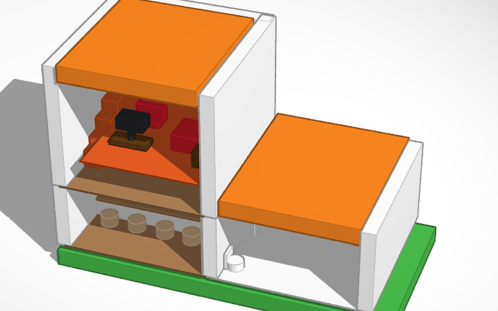 3D design House Inside | Tinkercad