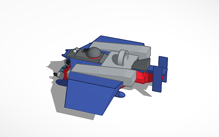 3D design STARSHIP - Tinkercad